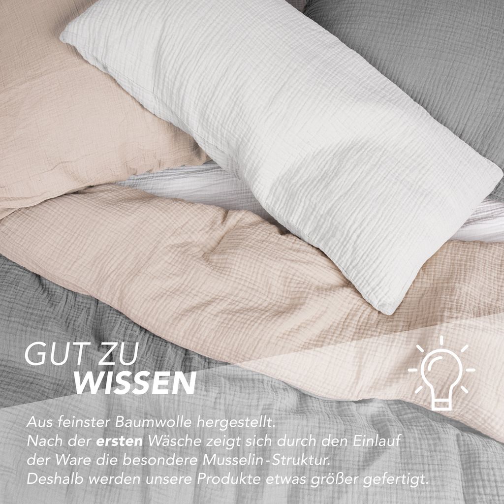 Bettwasche 135x200 Musselin