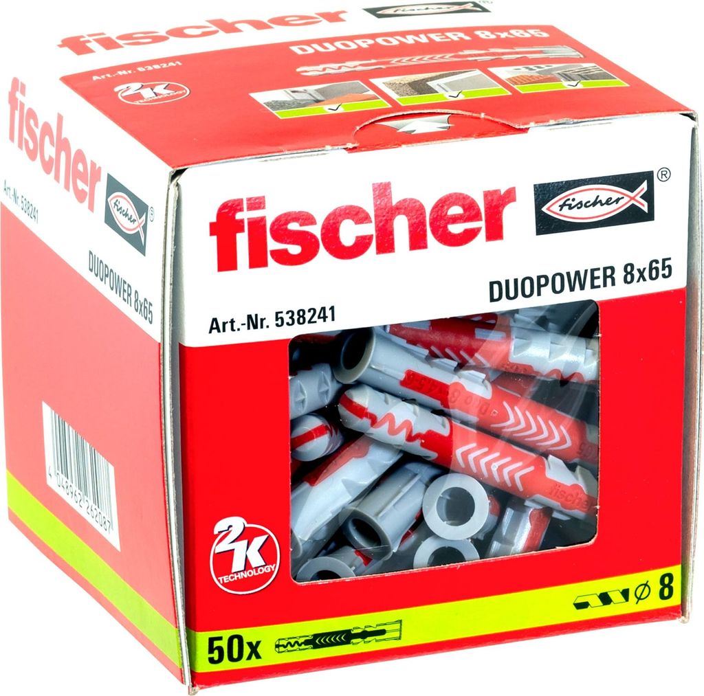 fischer Duo Power Duebel L 8 x 65 mm 1 balení | Kaufland.cz