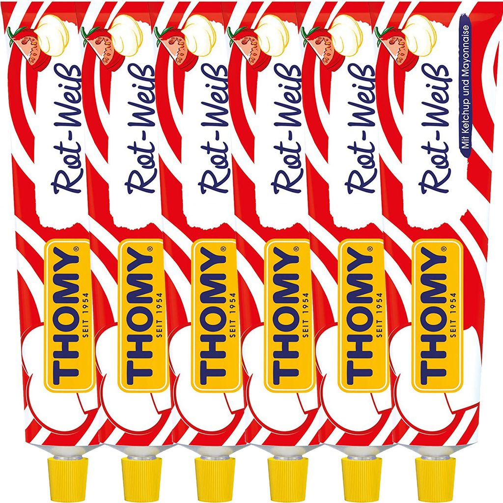 Thomy Rot Weiß Ketchup und Mayonnaise Doppelter Genuss