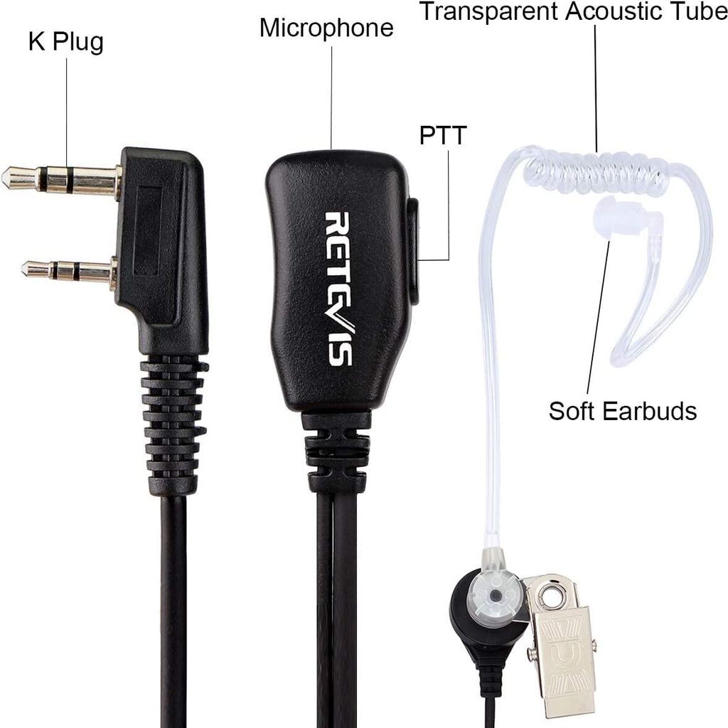 Retevis Funkgerät Headset 2 Pin Kompatibel | Kaufland.de