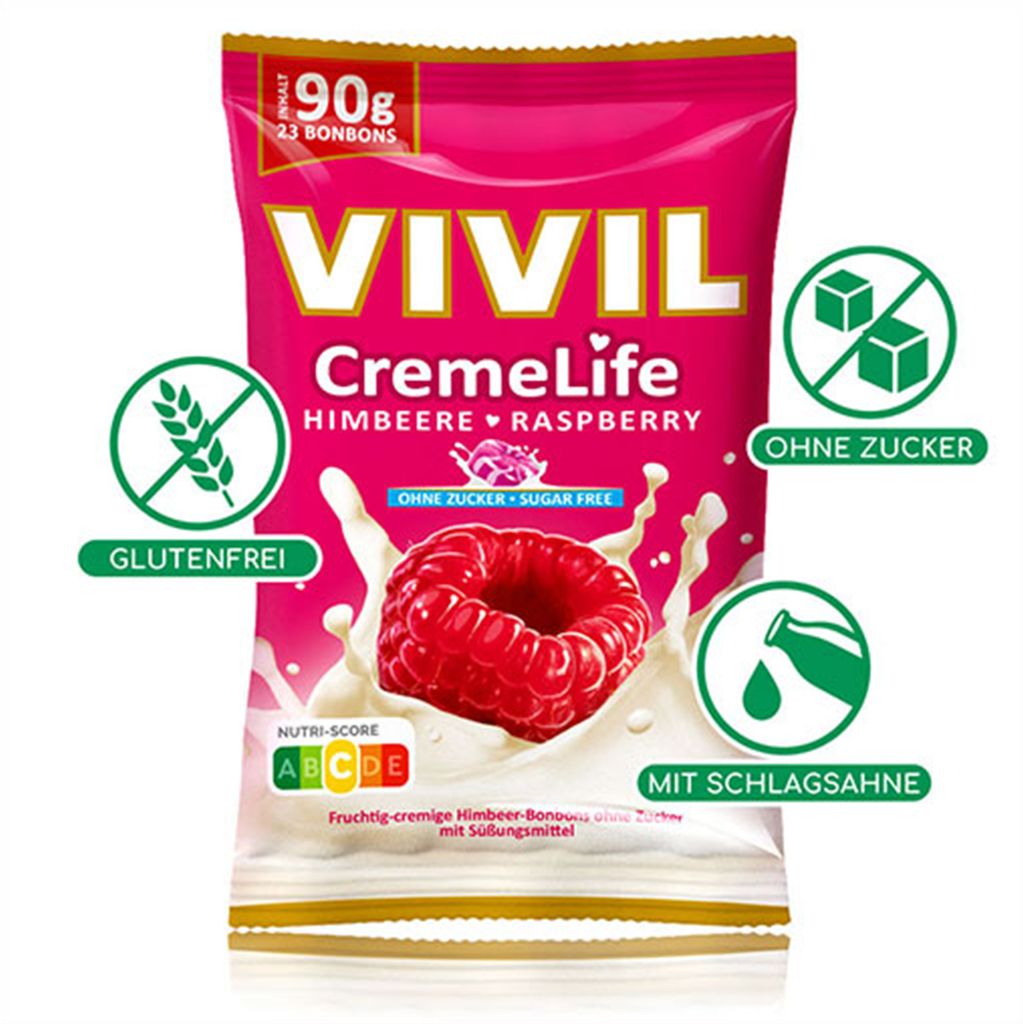 VIVIL Creme Life Himbeere Sahnebonbons ohne | Kaufland.de