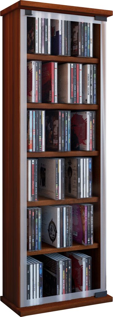 Dřevěný stojan na CD a DVD skříňka Classic se | Kaufland.cz