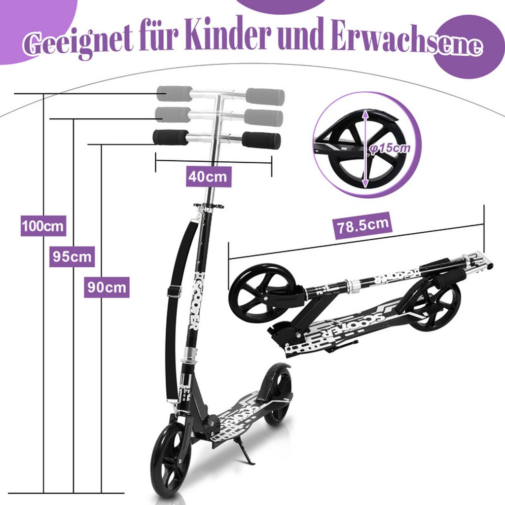 Fiqops Kinderroller Tretroller Cityroller | Kaufland.de
