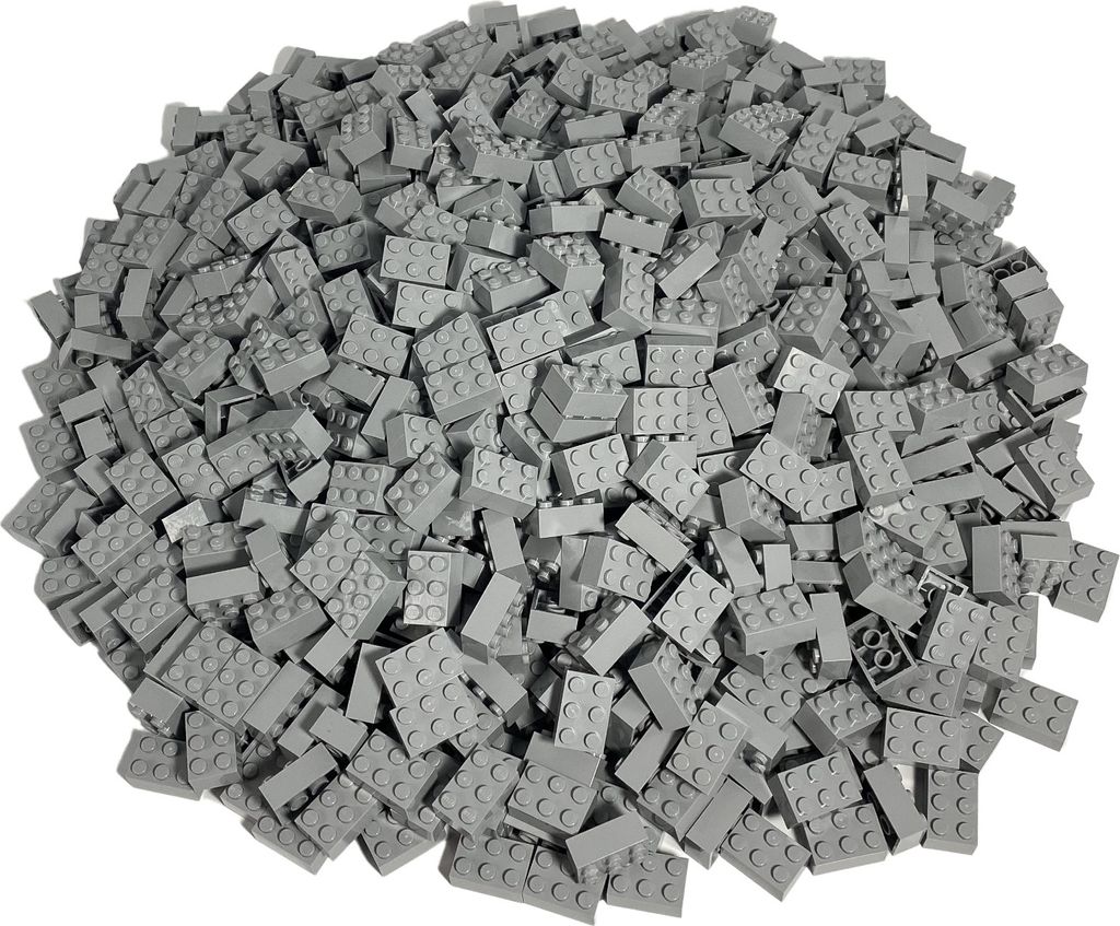 LEGO® 2x3 Steine Bausteine Hellgrau - 3002 NEU! Menge 100x