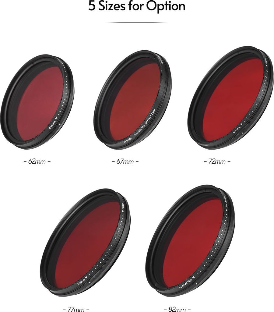 FOTGA 67 mm einstellbarer Infrarotfilter | Kaufland.de