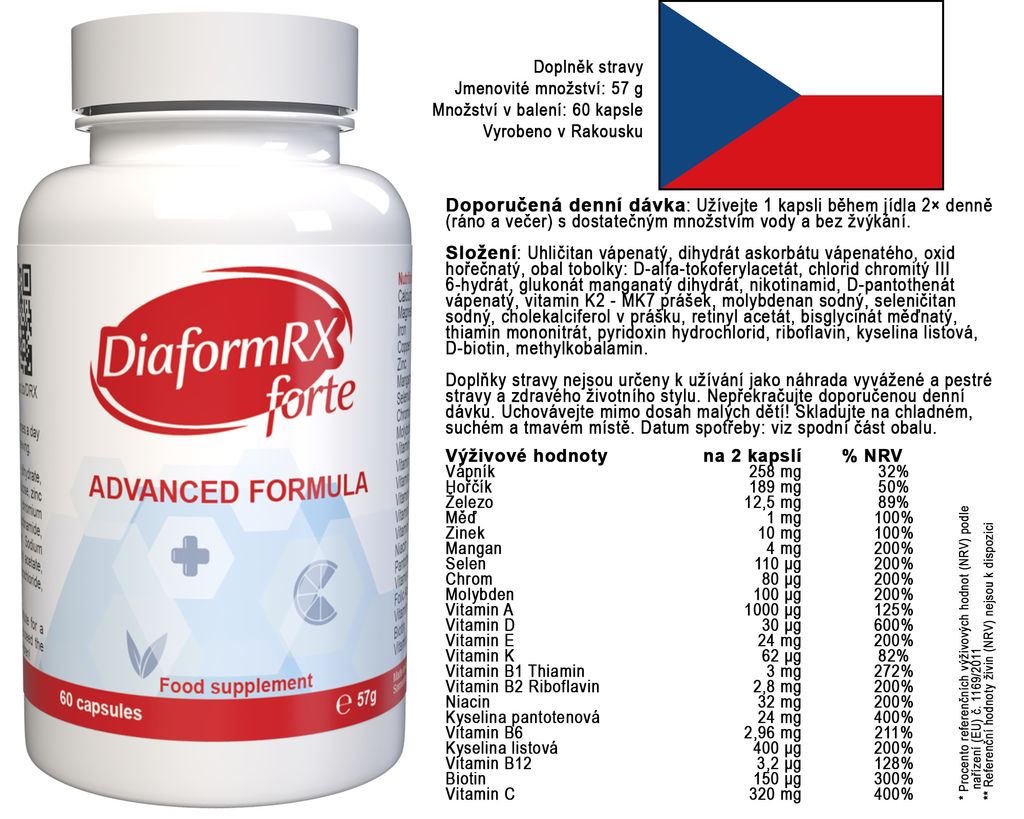 Diaform RX Forte - 60 Kapseln | Kaufland.de
