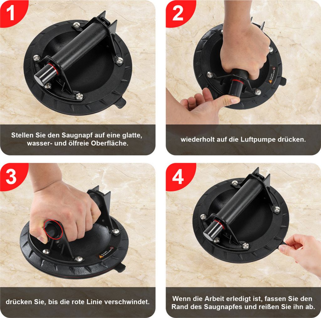 Yakimz 2x Saugheber Vakuum Glassauger | Kaufland.de