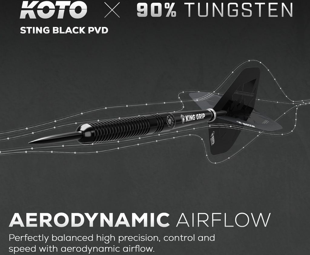 KOTO - Sting Black PVD 90% Darts 23 G., | Kaufland.de