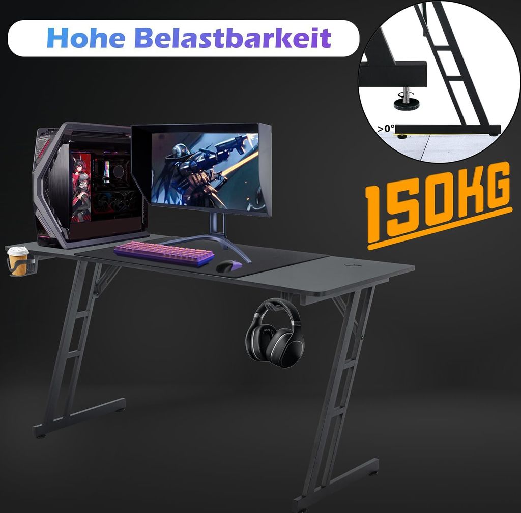 YARDIN Gaming Tisch Schreibtisch 140 x 60cm, | Kaufland.de
