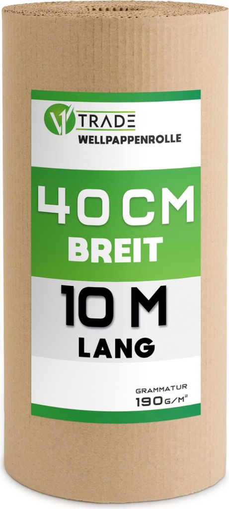 V1 TRADE Wellpappe Rolle 40cm x 10m - | Kaufland.de