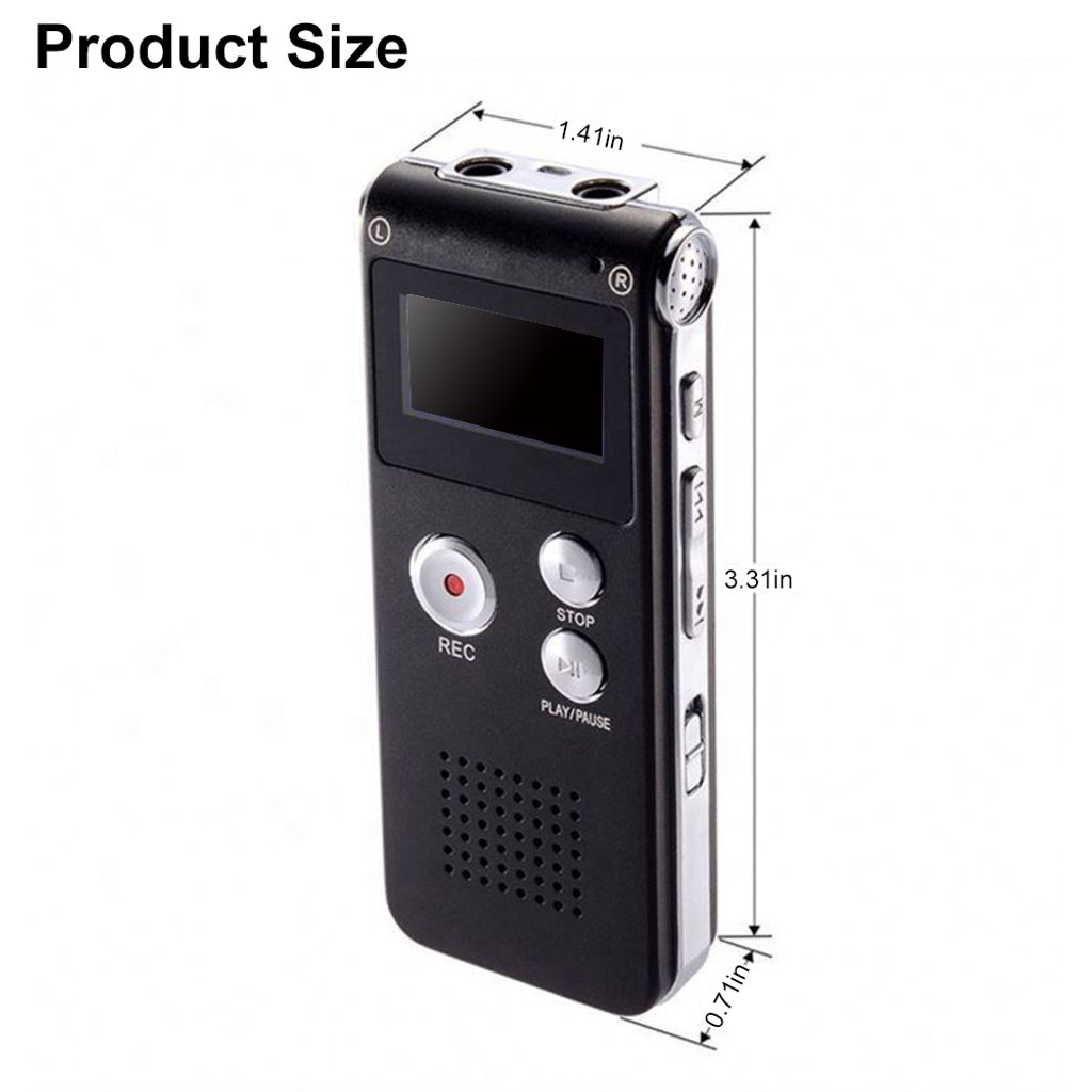 Digitální diktafon, audio rekordér s | Kaufland.cz