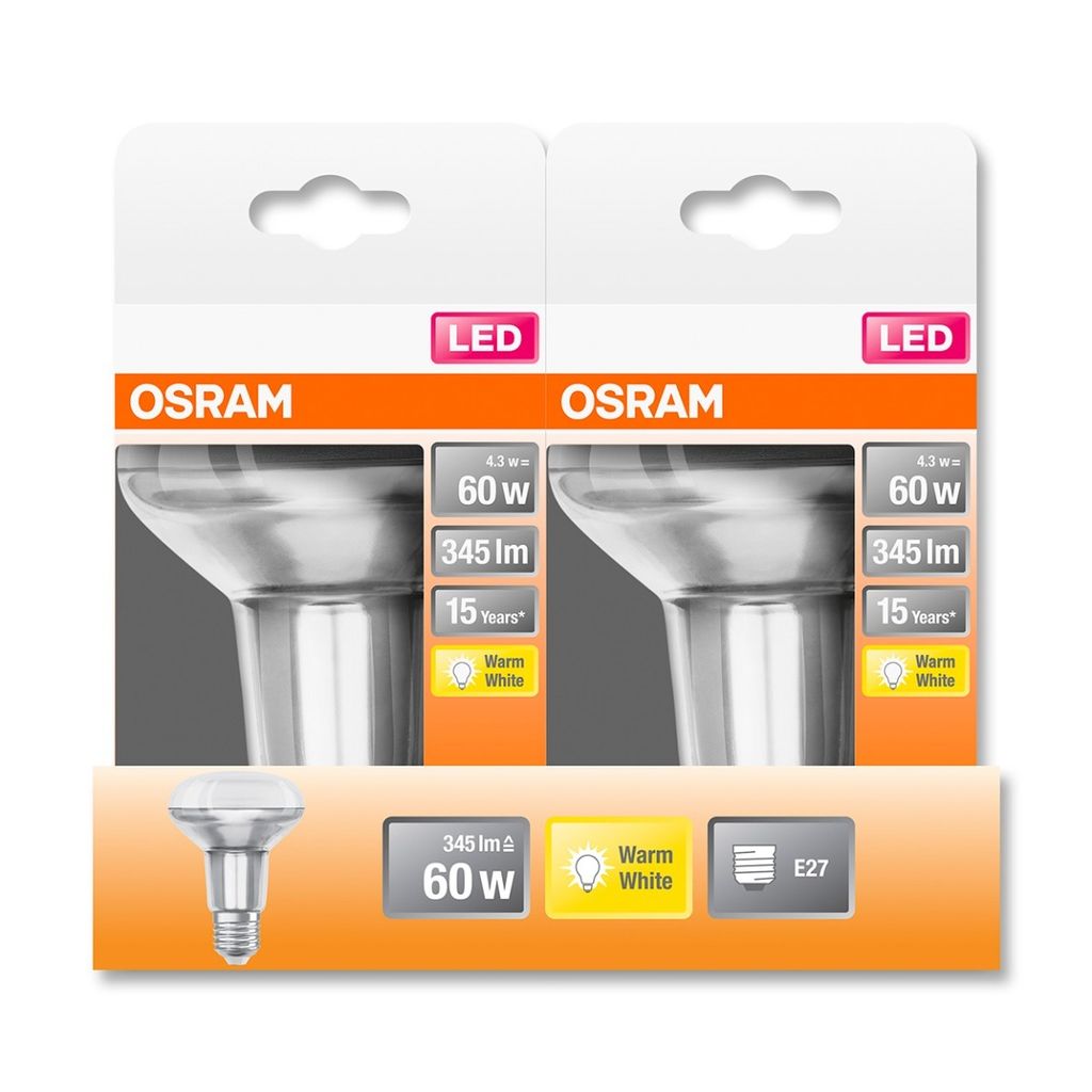 Żarówka LED E27 R80 4,3W = 60W 350lm 2700K | Kaufland.pl
