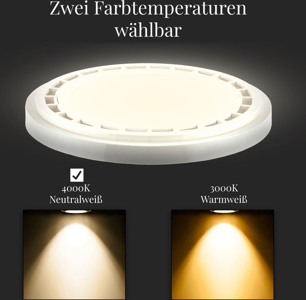 LUMILED LED-Leuchtmittel 10er Set ES111 GU10 | Kaufland.de