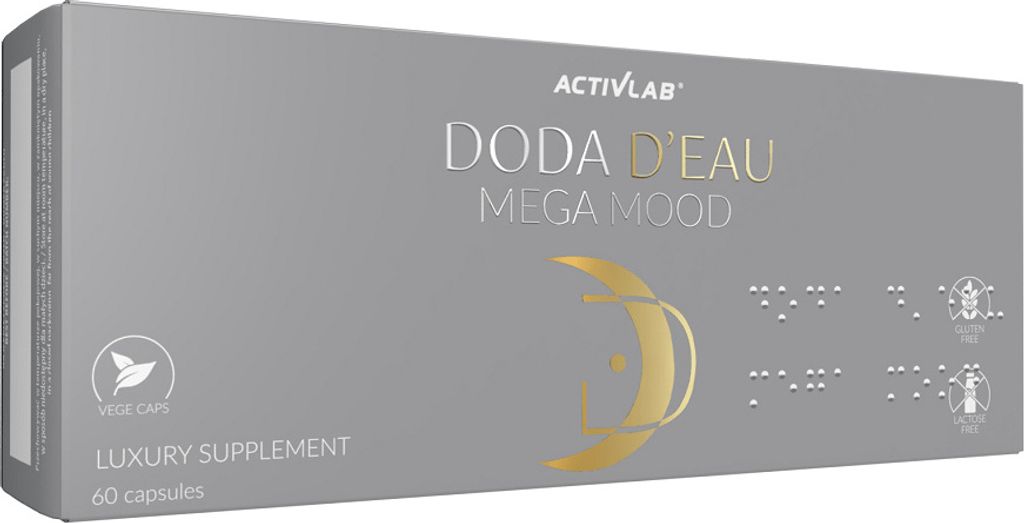 Activlab DODA D'EAU Mega Mood, 60 pflanzliche Kapseln | die