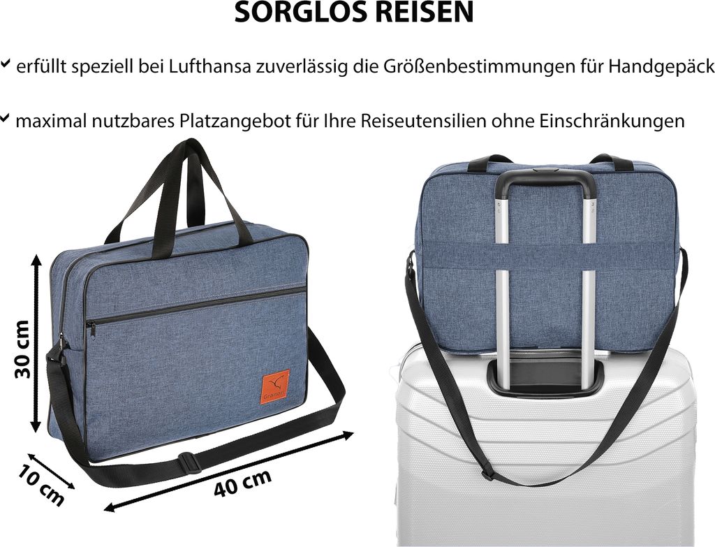 Granori Handgepäck Reisetasche 40x30x10 cm | Kaufland.de