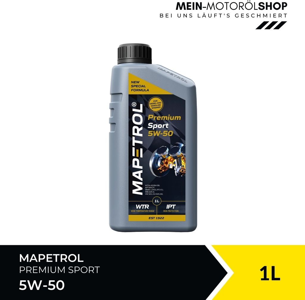 Mapetrol Premium Sport 5W-50 1 Liter Motoröle | Kaufland.de