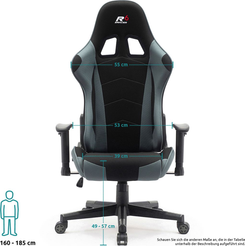 SRACER Stoff-Gaming Stuhl SRACER R6, | Kaufland.de