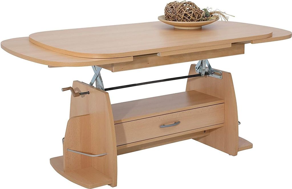 Faszinierend Couchtisch Buche Höhenverstellbar Bilder