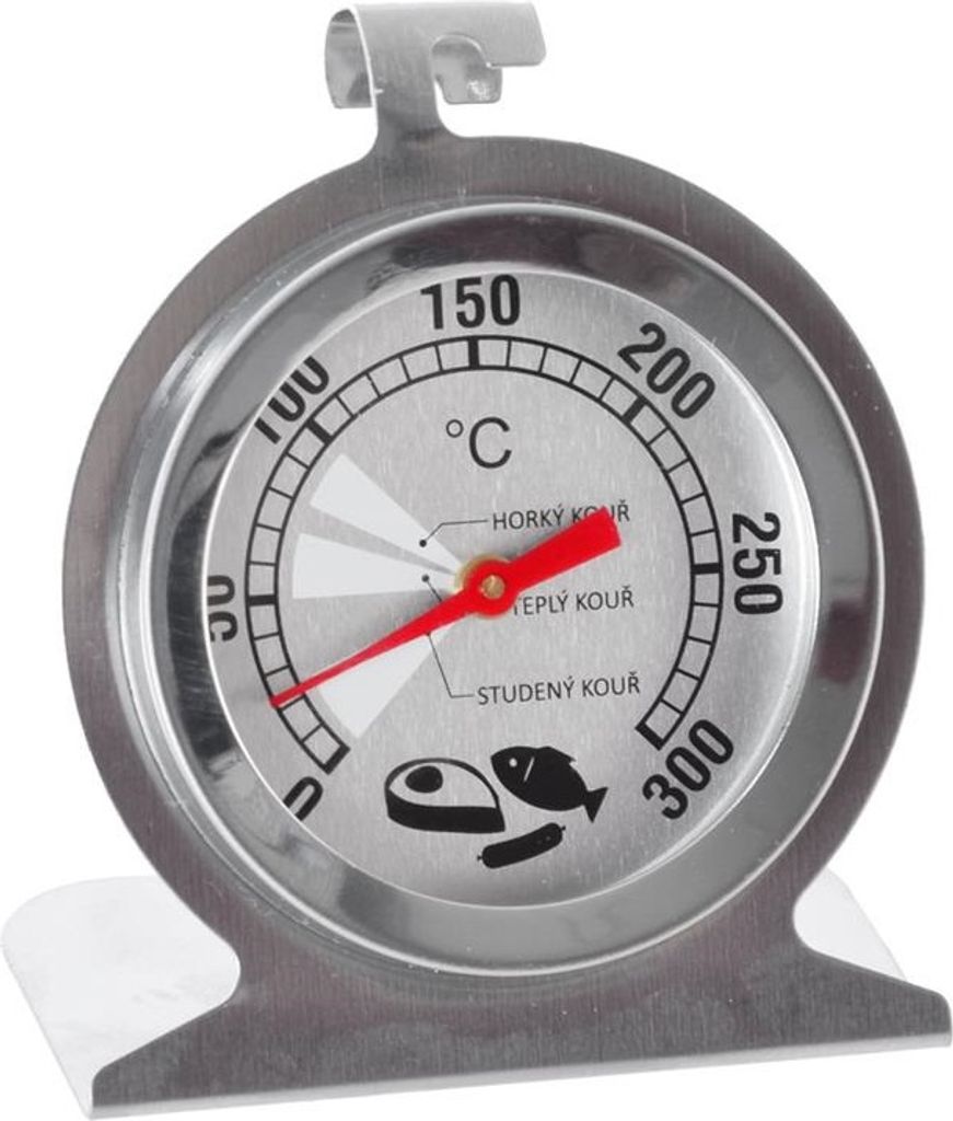 Teplomer na pečenie a údenie: 0-300°C, zaveste alebo