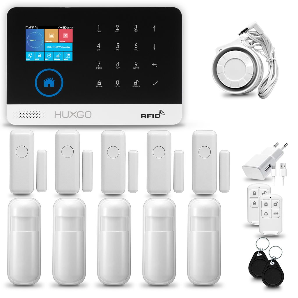 HUXGO HXA003 Alarmanlage Haus WiFi + GSM 2G | Kaufland.de