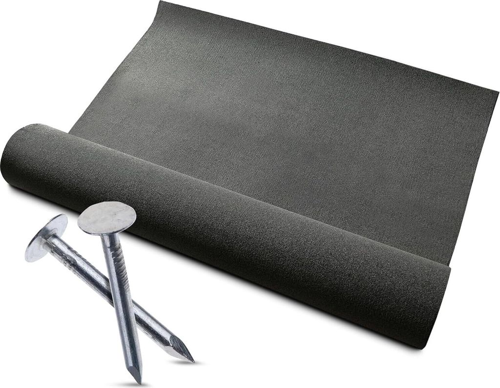 Bitumen Dachpappe schwarz Bitumenbahn zur Dacheindeckung