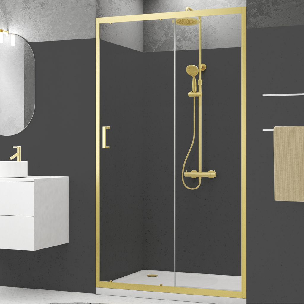 Marwell Walk In Shower Golden Stage 120x200cm | Kaufland.cz