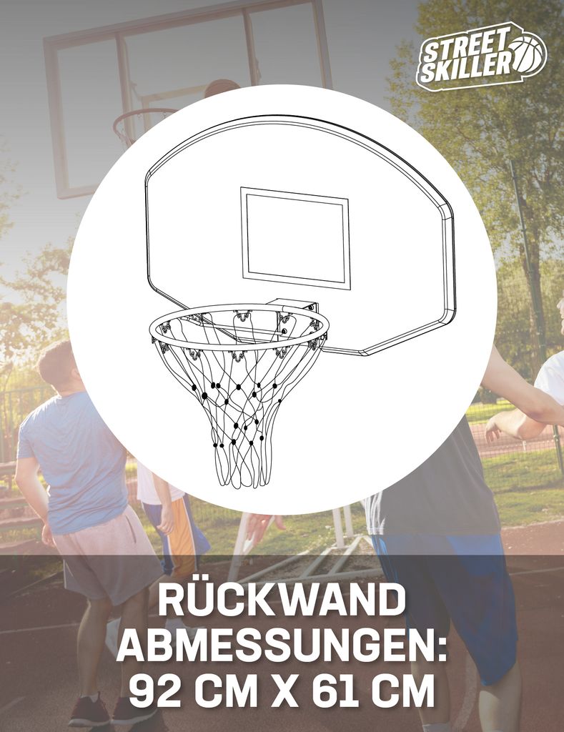 STREETSKILLER Basketballkorb mit Brett & | Kaufland.de
