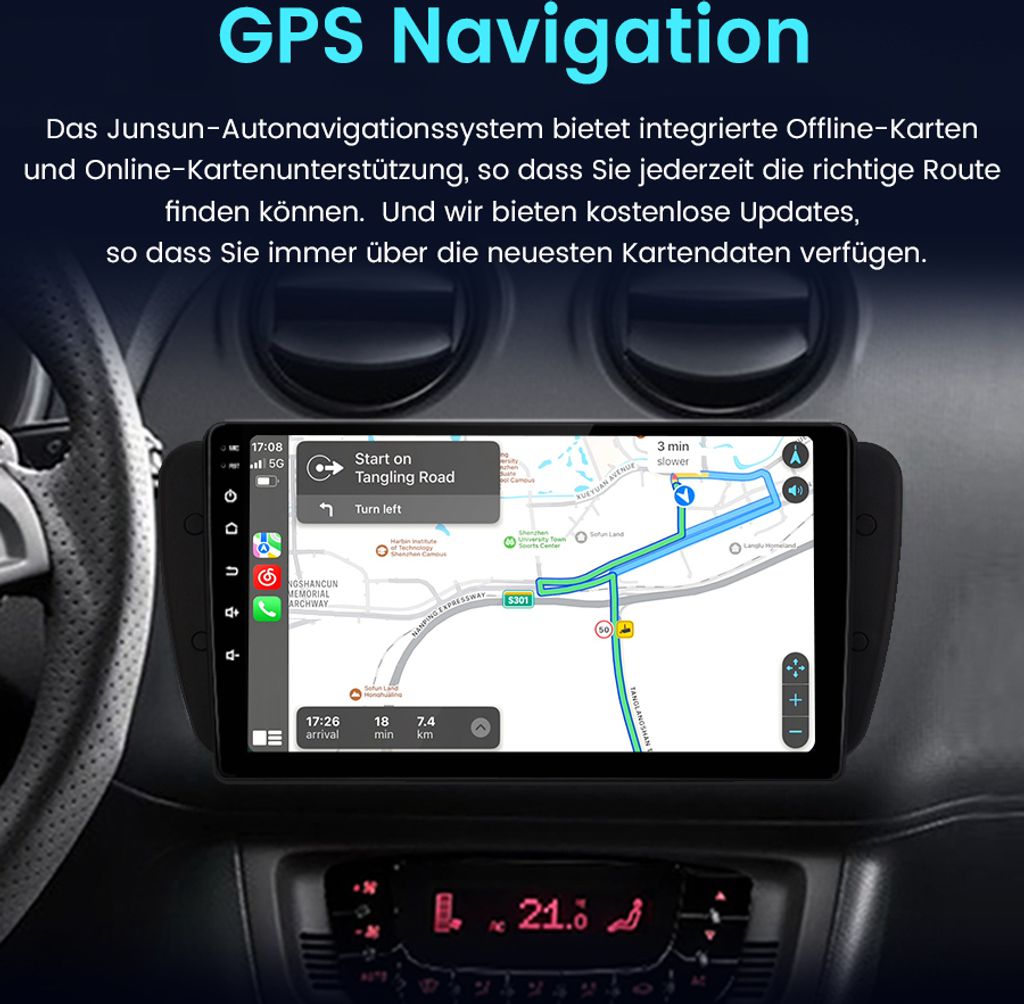 6+128G Für Seat Ibiza IV 6J 2009-2013 Android | Kaufland.cz