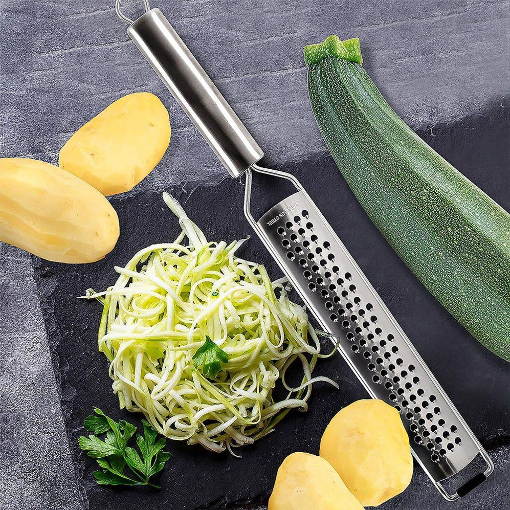 Orion flache Küchenreibe Reibe Reibeisen mit Stahlgriff