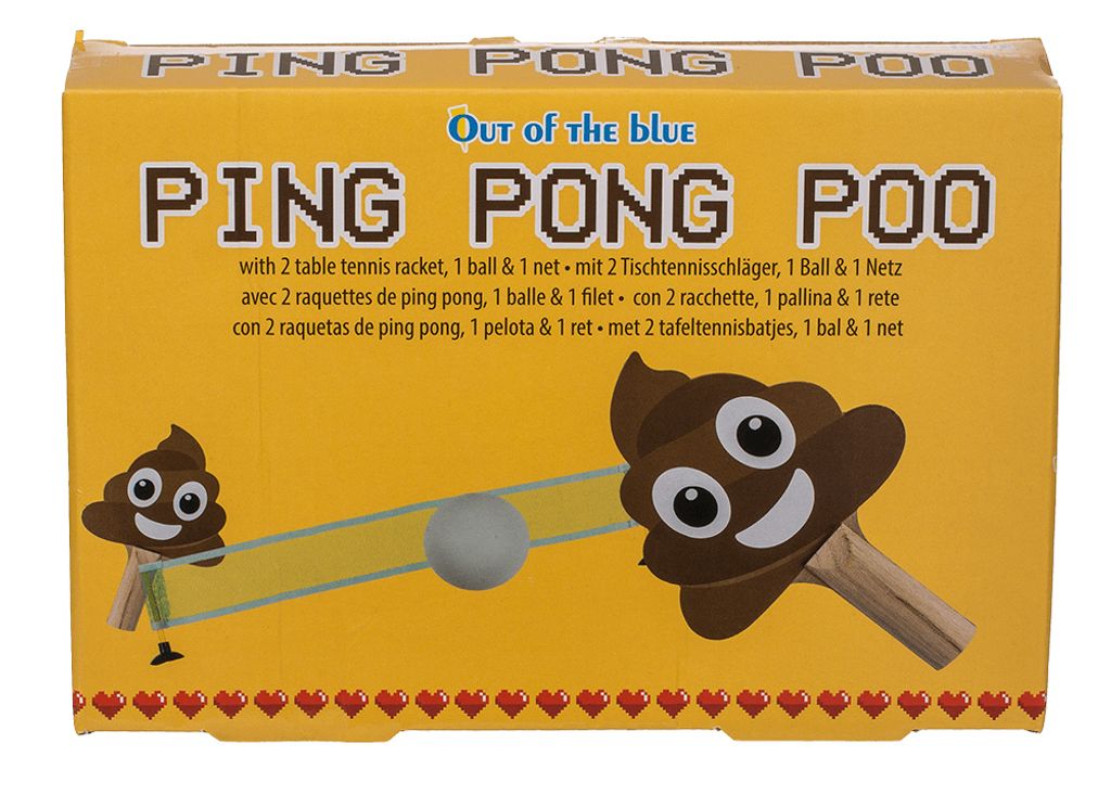 Ping Pong, Poo, mit 2 Tischtennisschlägern | Kaufland.de
