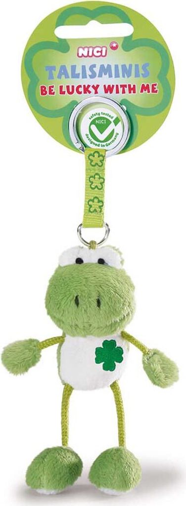 Nici Talisminis Frog 7 Cm Schlüsselanhänger Grün Grün One