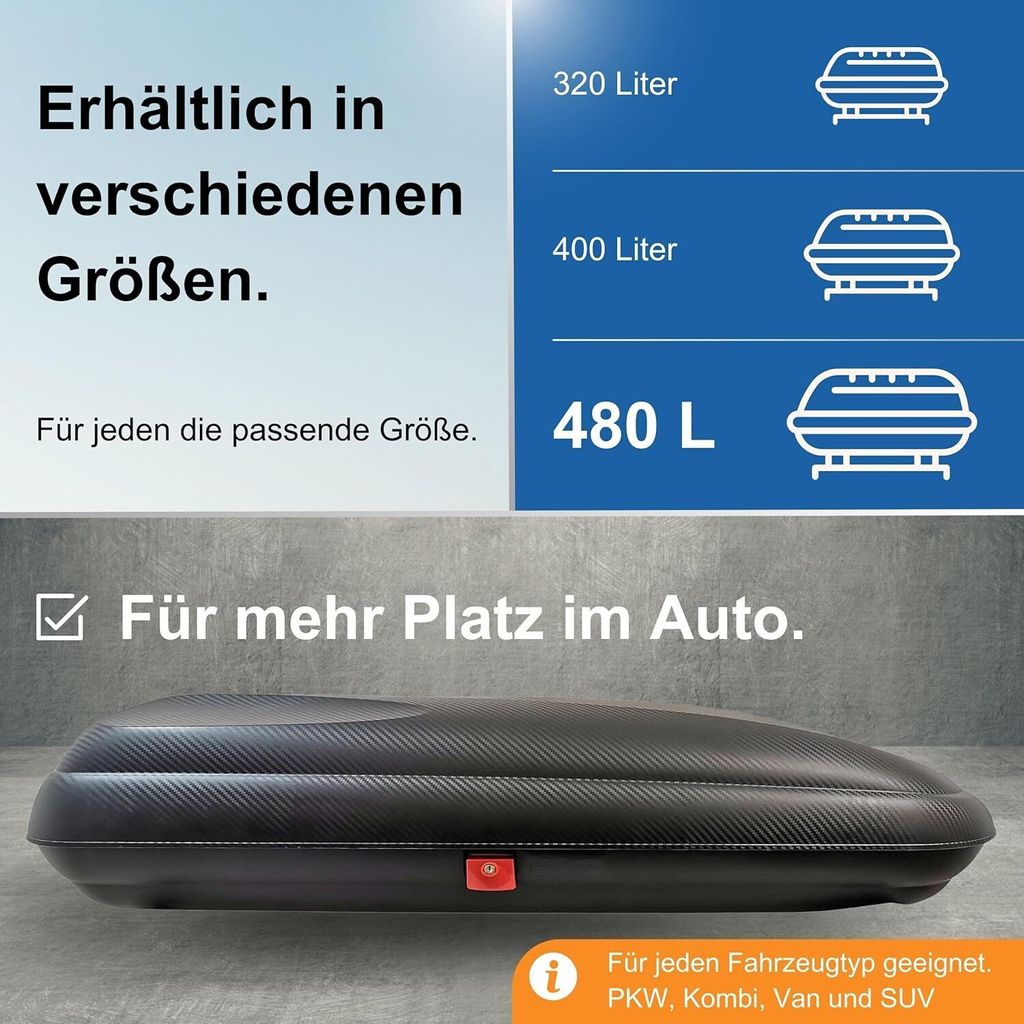 Dachbox Auto Gepäckbox Autobox Gepäck | Kaufland.de