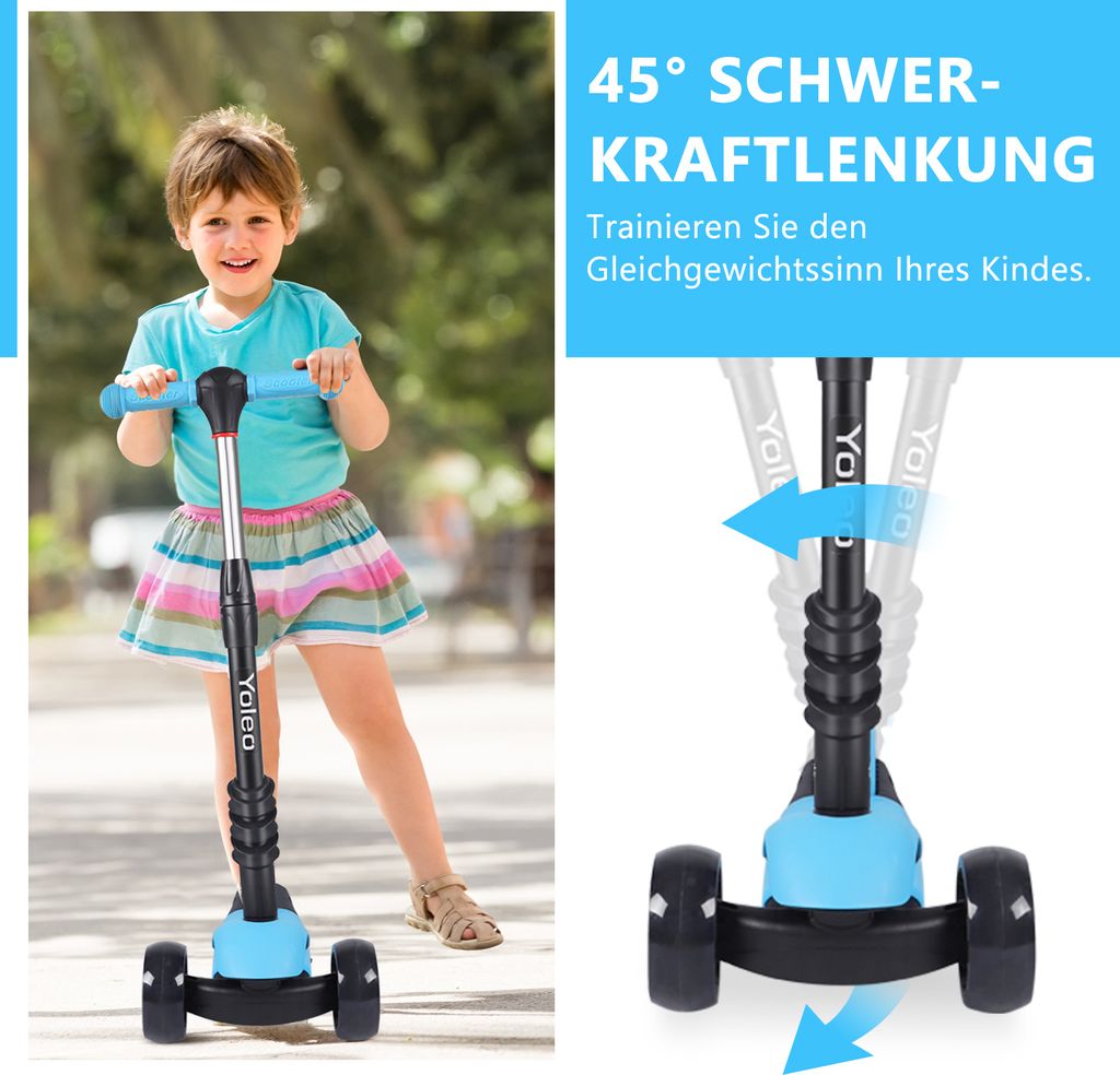 Yoleo Kinderroller mit abnehmbarem Sitz, | Kaufland.de