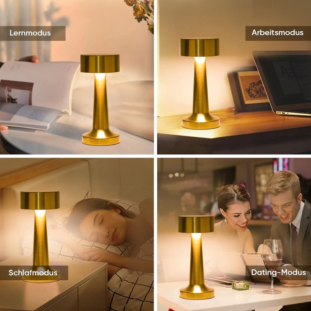 Fabelhafte Tischlampe Touch Kabellos Ebenbild