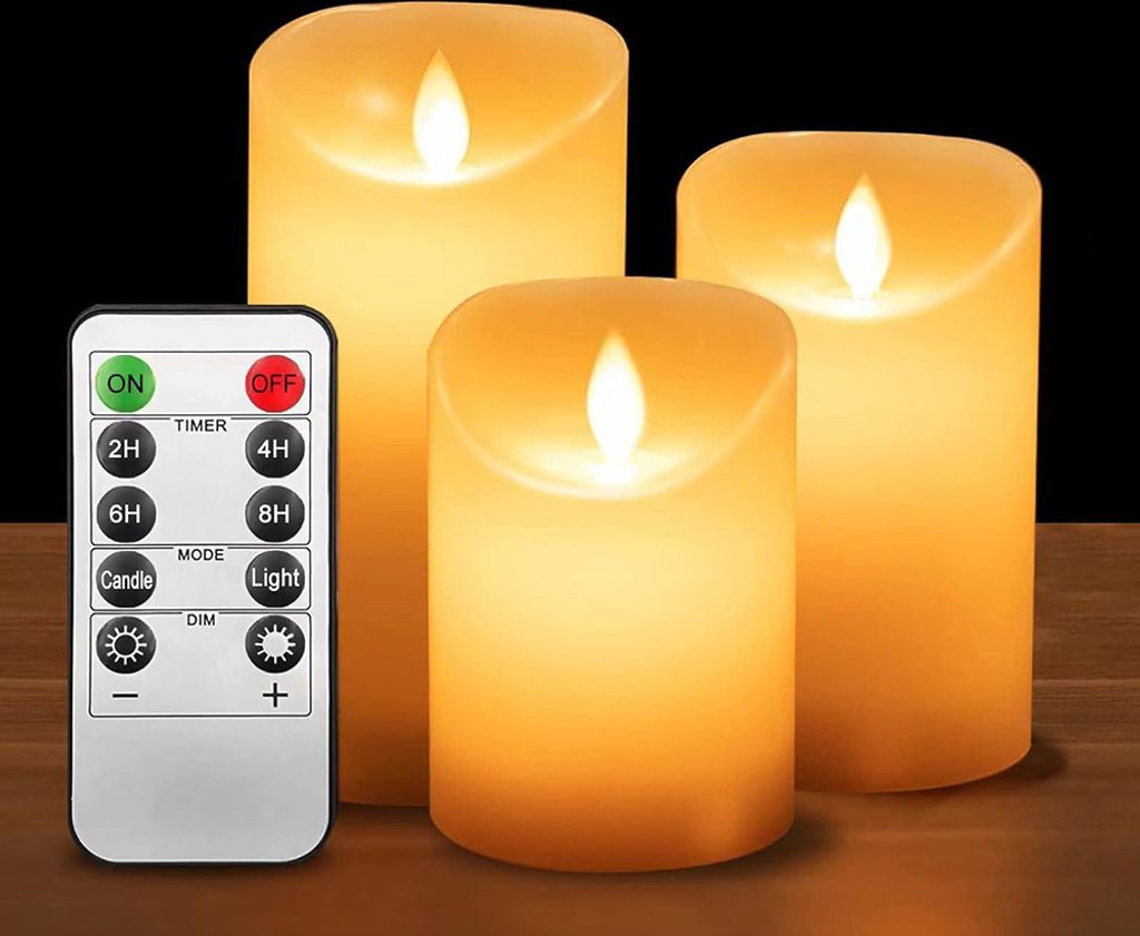 Led Kerzen 3er Set Batteriebetrieben | Kaufland.de