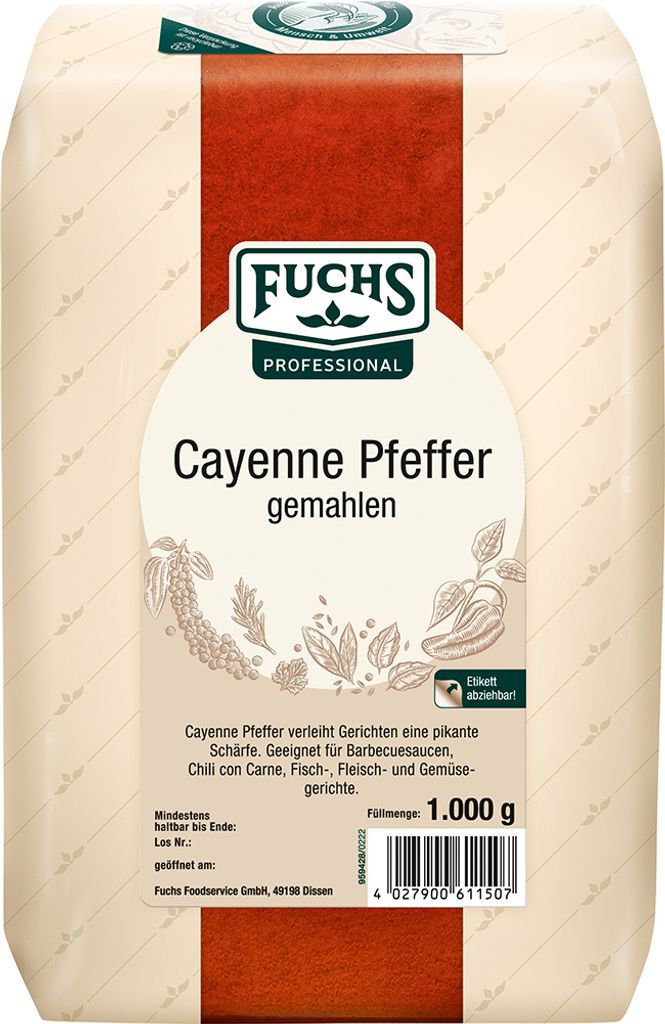 Fuchs Cayennepfeffer gemahlen aus fein | Kaufland.de