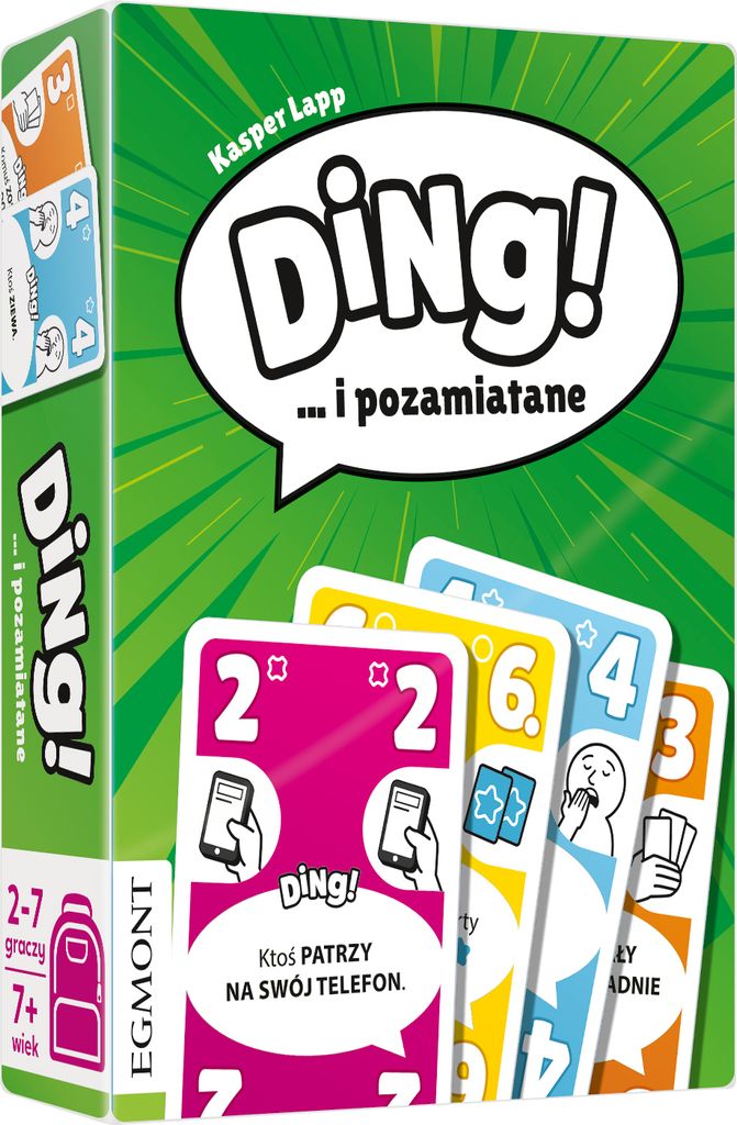 Egmont - Gry: Ding! I Pozamiatane - Szybka Karcianka Dla