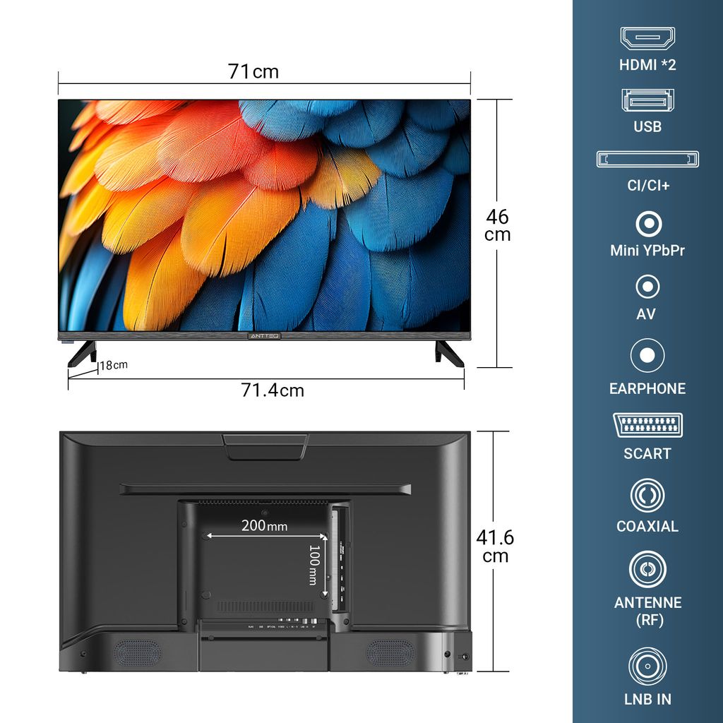 ANTTEQ E32-AH1.Q1L - 32 Zoll (81 cm) LED TV - | Kaufland.de