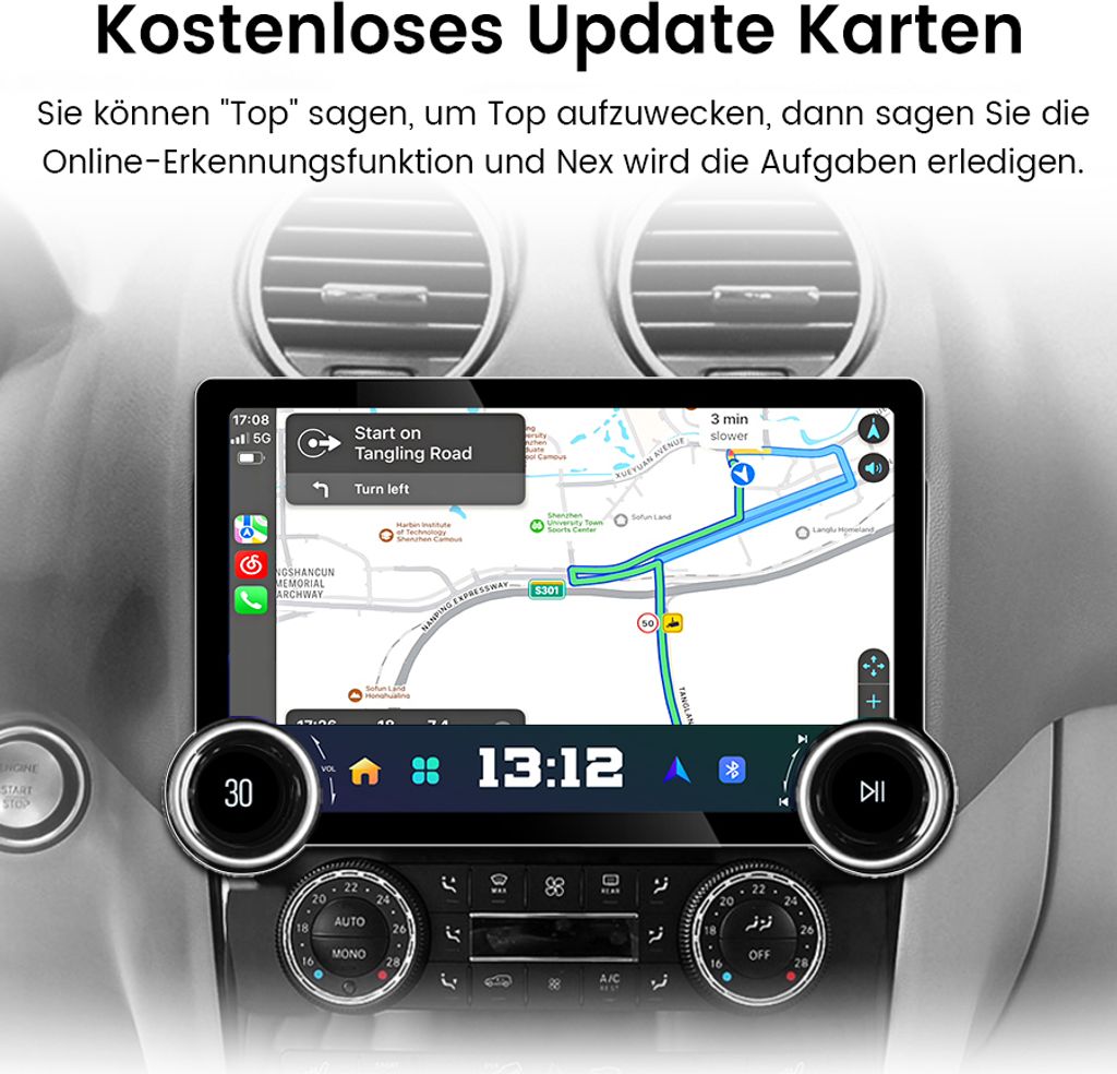 6+128G 11,5" Android 13 Autorádio GPS Navi | Kaufland.cz