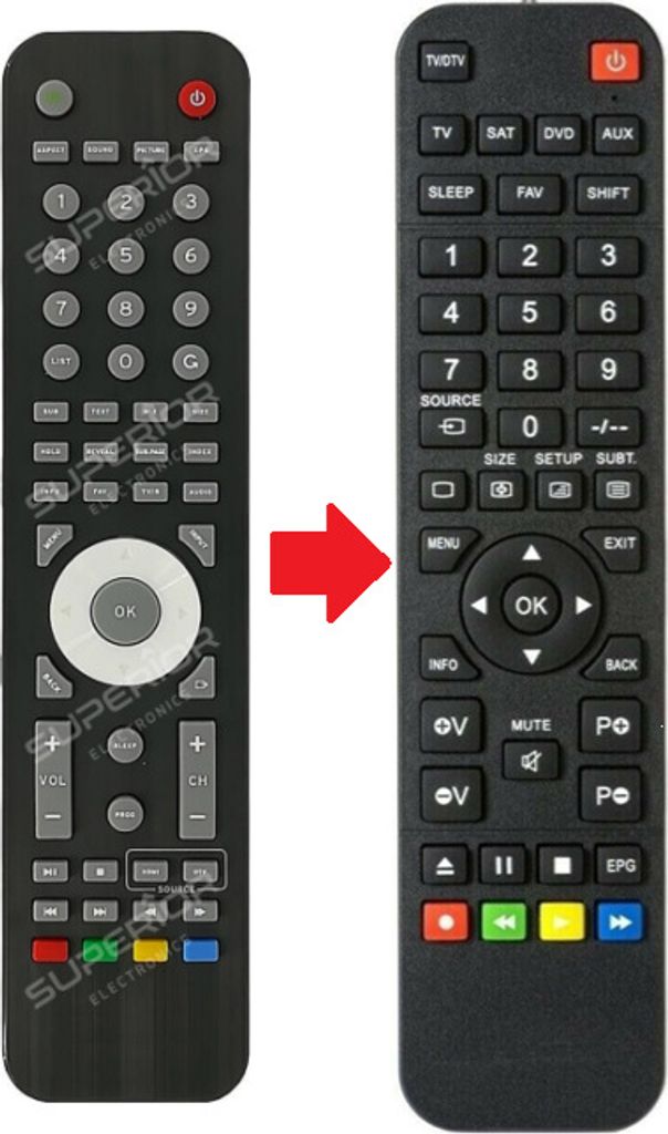 Ersatz Fernbedienung Strong SRT40FC4003 | | Kaufland.de