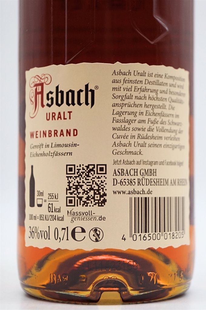 Asbach Uralt Weinbrand aus Rüdesheim am Rhein | Kaufland.de
