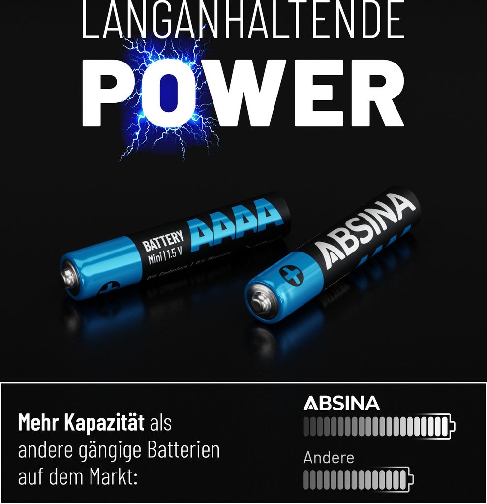 ABSINA 8x Batterien AAAA für Surface Pen, | Kaufland.de