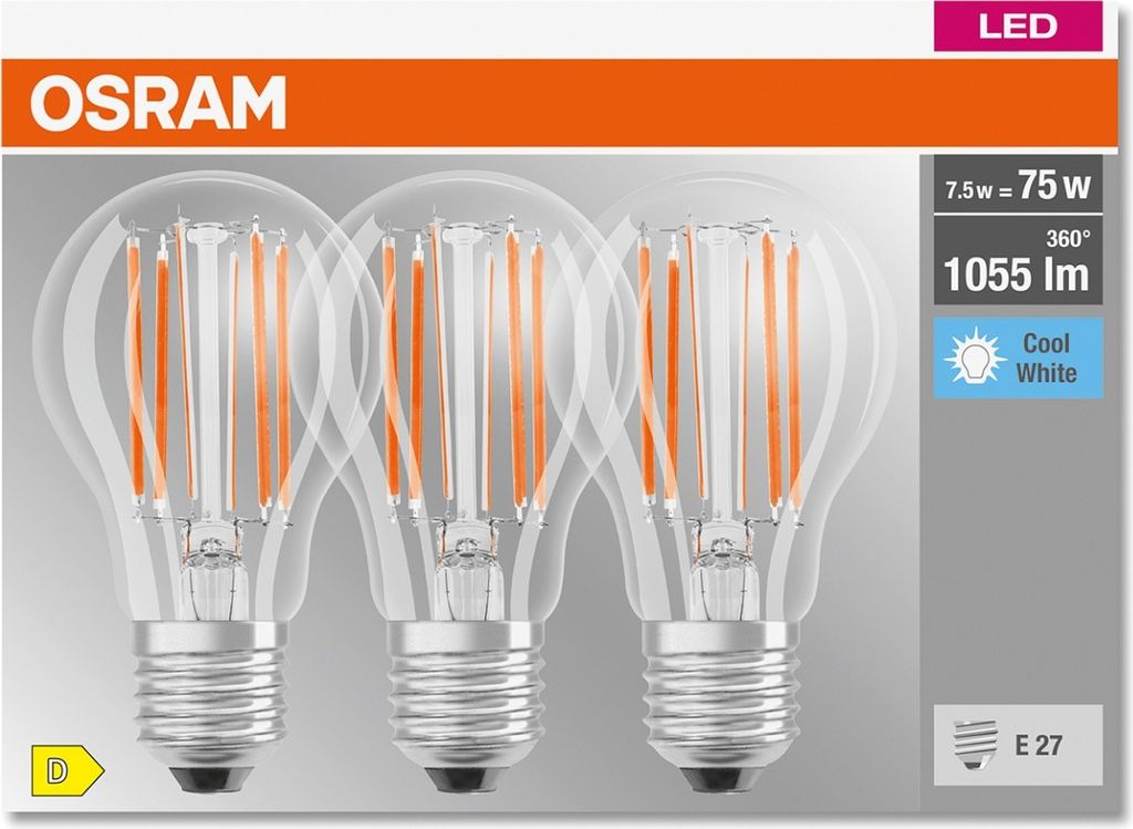 OSRAM LED Lampe BASE Classic 3er-Pack | Kaufland.de