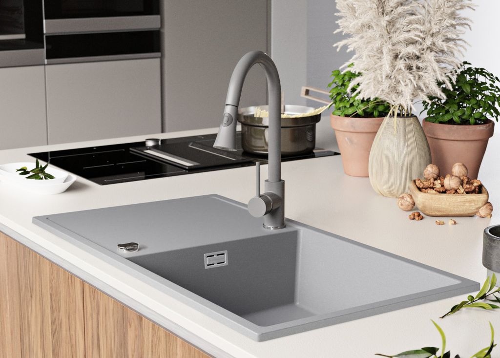 Spülbecken Grau 90x50 cm, Granitspüle 1 | Kaufland.de