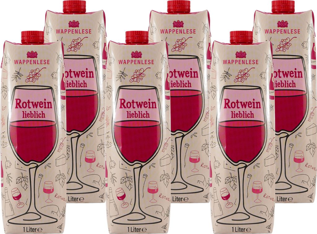 Wappenlese Rotwein -lieblich- (12 x 1,0L) | Kaufland.de