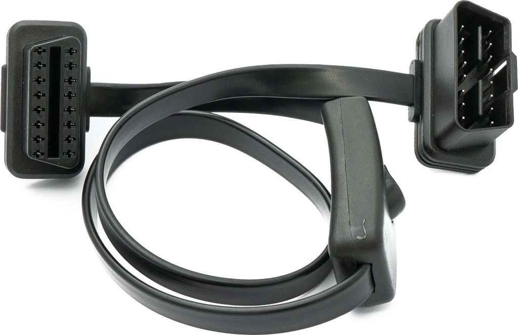 OBD Kabel 50 cm OBD 2 16pin J1962M Stecker zu J1962F Buchse