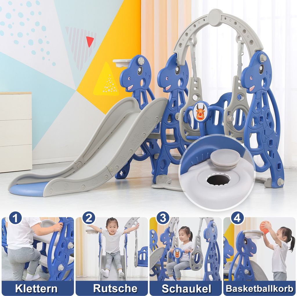 LZQ Rutsche für Kinder, 4 in 1 Kinderrutsche | Kaufland.de