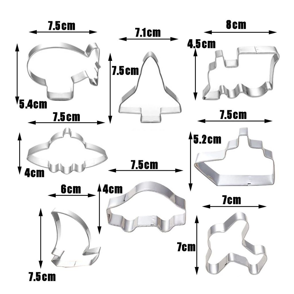 8-teiliges Set-Edelstahl-Keksform, | Kaufland.de