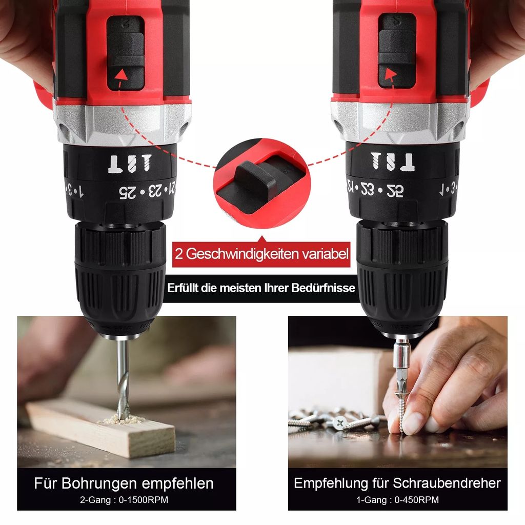 18V Akkuschrauber Set, Akku Bohrschrauber, | Kaufland.de