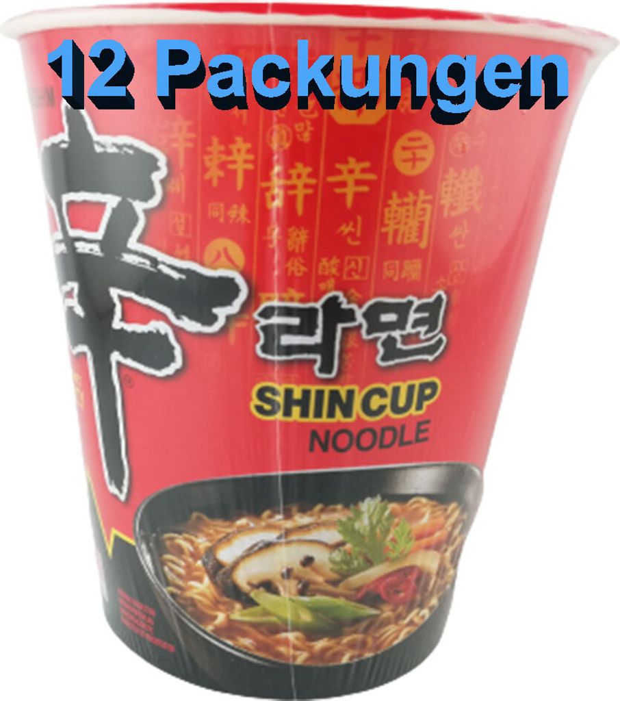 Instant Nudeln Shin Cup in Becher 12er Pack | Kaufland.de
